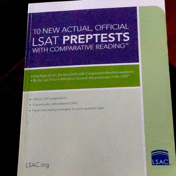 Other | 1 New Actual Official Lsat Prep Test With Comparative Reading ...